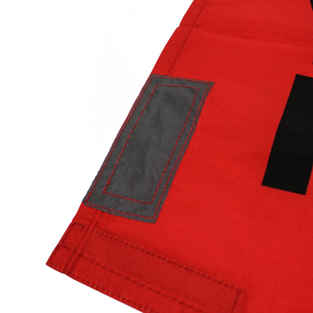 Airsoft Dead Rag,"Im Hit" Red Kill Rag w/Velcro and Reflective Strips ...